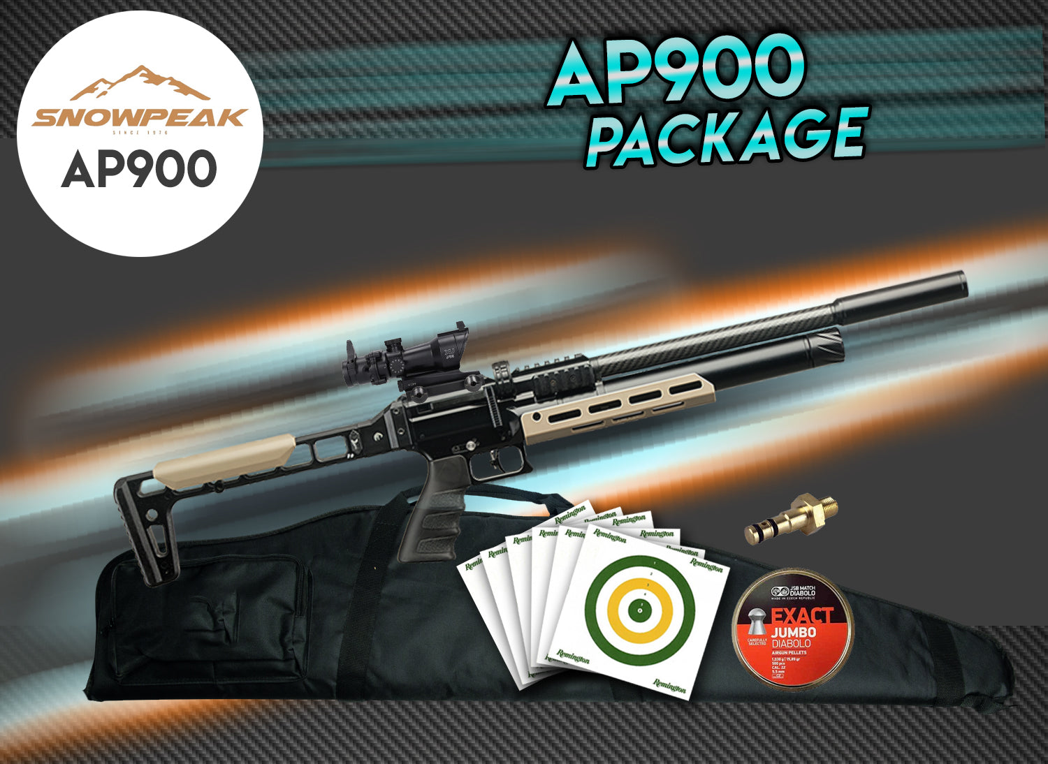 Snowpeak AP900 Package Deal Multi-Shot PCP .177 .22 .25 – Geoff Wilson ...