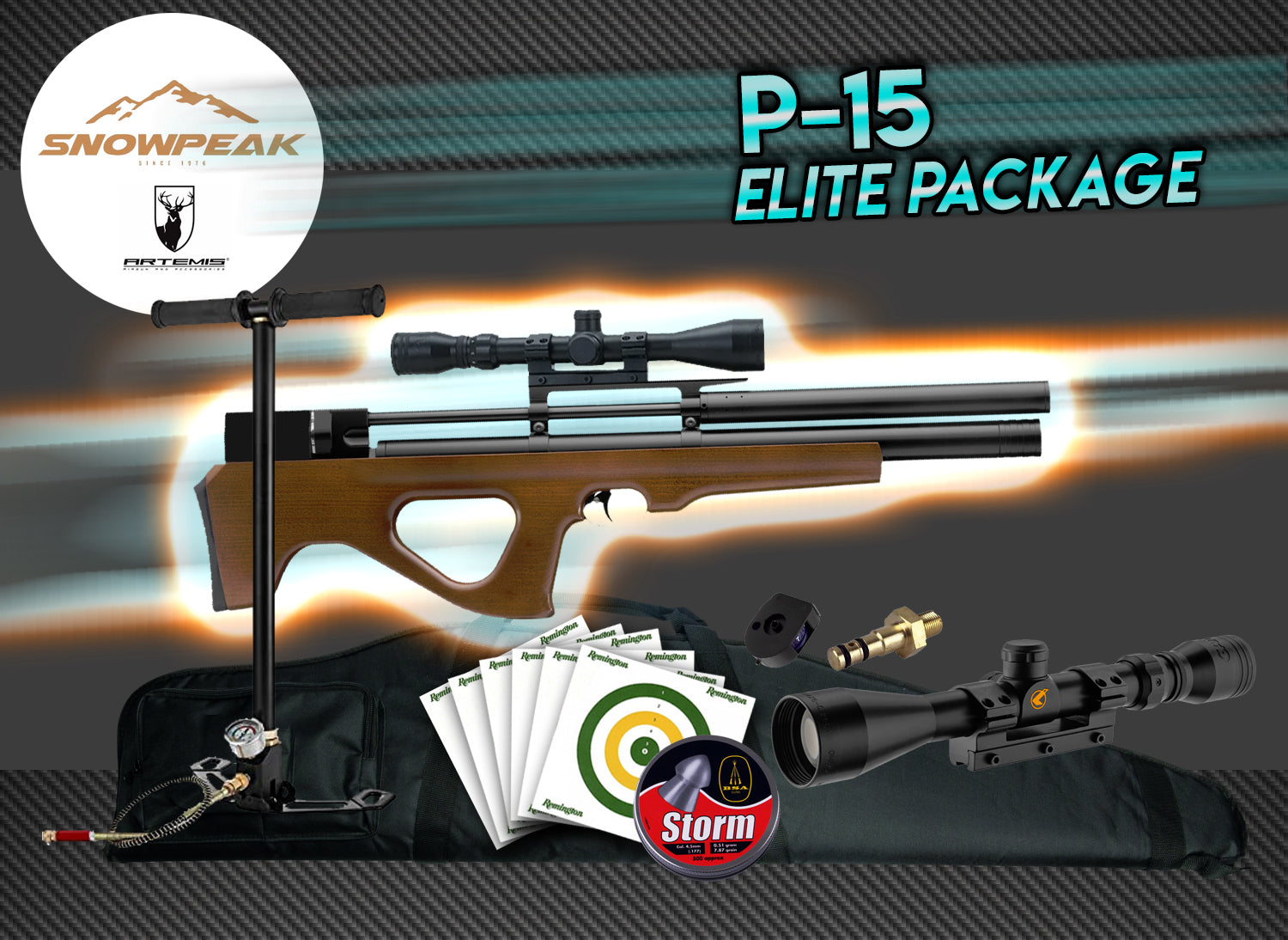 SPECIAL OFFER Artemis P15 Elite Package Deal Multi-Shot PCP Package De ...