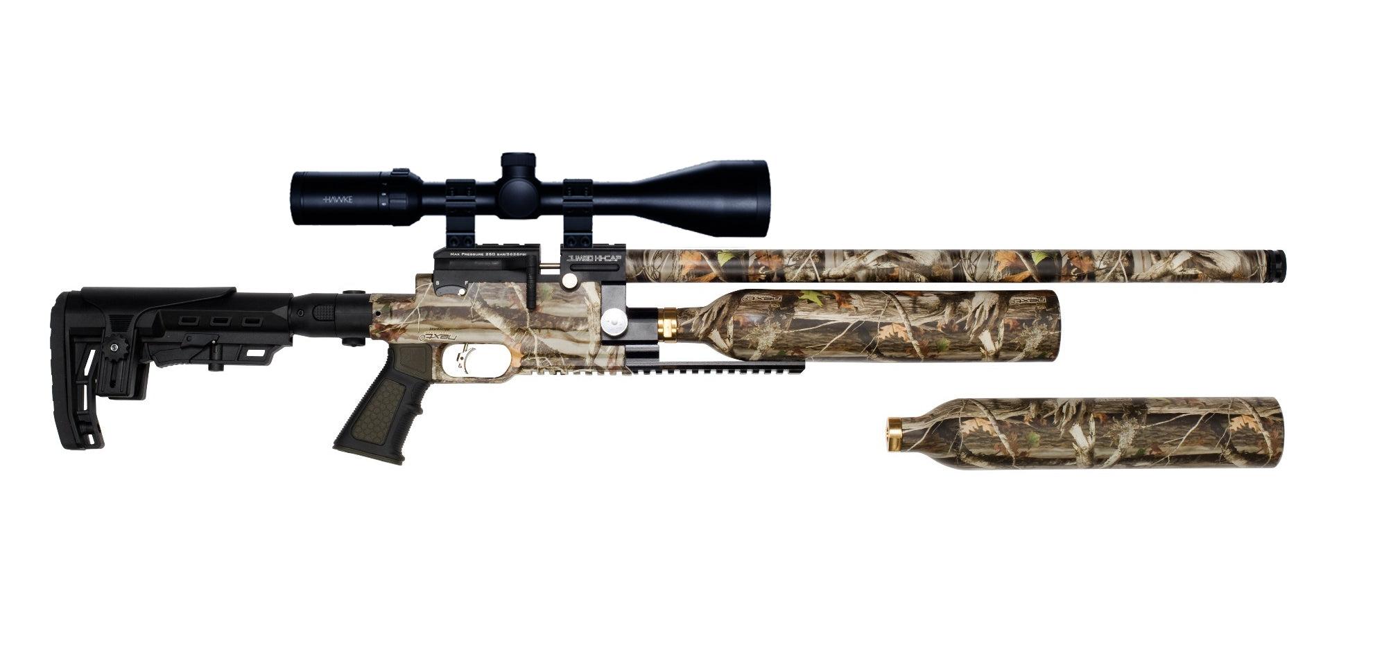 Kral Jumbo Hi Cap Camo PCP Air Rifle + Extra Air Bottle – Geoff Wilson ...